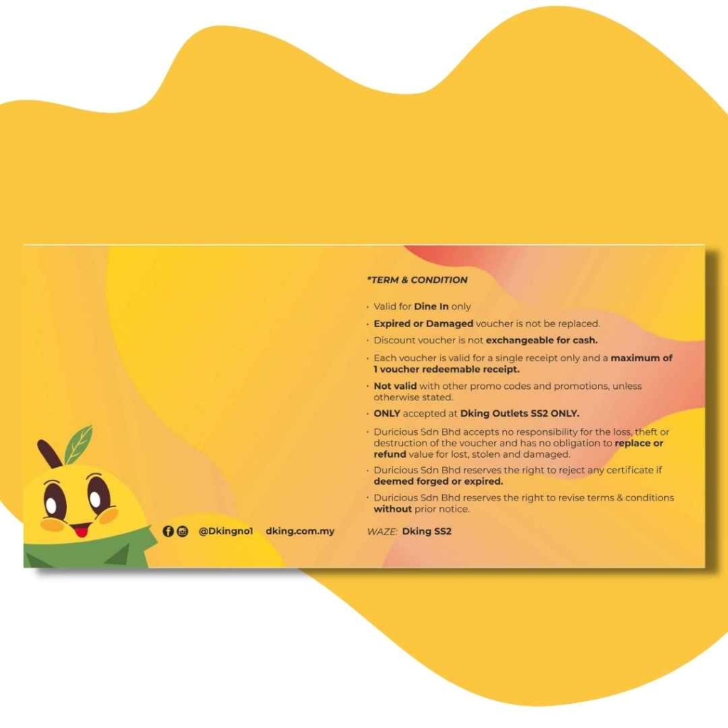 RM50 CASH VOUCHER - Dking